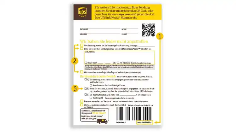 UPS InfoNotice | UPS - Germany