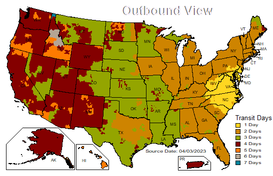 U.S. Ground Maps: UPS - United States