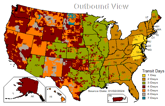 U.S. Ground Maps | UPS - United States